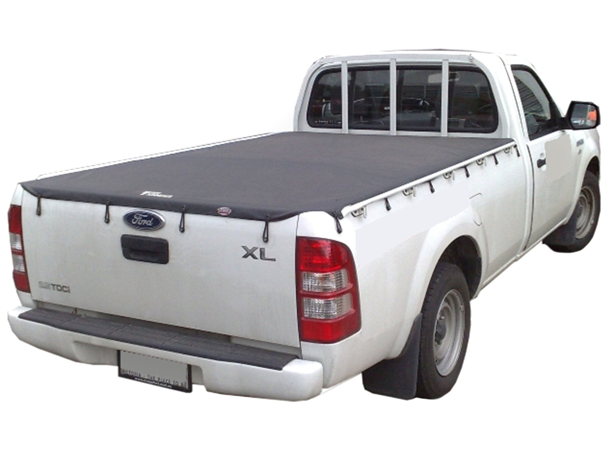 Ford Courier Single Cab 1999 to 2006 with Headboard Bunji Ute Tonneau ...
